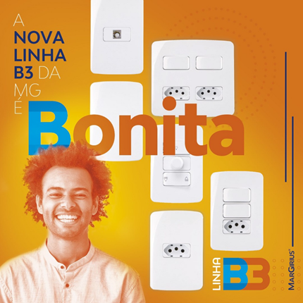 Módulo Tomada 2P+T 20A 250V Pa019417 - Mar-Girius B3 Branca - Módulo Tomada 2P+T 20A 250V ...