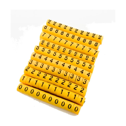 Marcador Anilha Gravado Millenium Mhg2/5 0,5-6,00mm ( T ) com 100 Peças ...