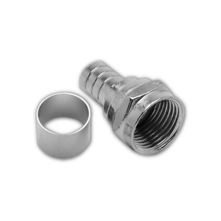 Conector Metálico para Cabo Coaxial com Anel Rg-59U - Interneed ...