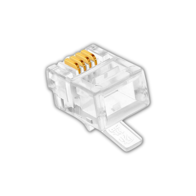 Conector Macho Rj-11 6x4 - Transnet - Conector Macho Rj-11 6x4 ...