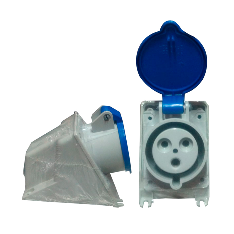 Tomada Sobrepor 3P 32A 220V 6H Azul N-3206 - Steck - Tomada Sobrepor 2P ...