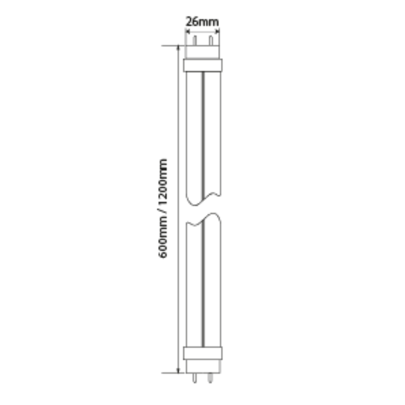 Lâmpada Led Tubular 10W T8 6500K G13 Bivolt 1652 - Galaxy Led - Lâmpada Led Tubular 10W 6500K ...