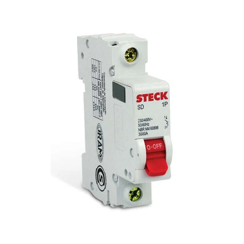 Disjuntor Tipo Din Unipolar Curva C 32A - Steck - Disjuntor Tipo Din Unipolar Curva C 32A ...