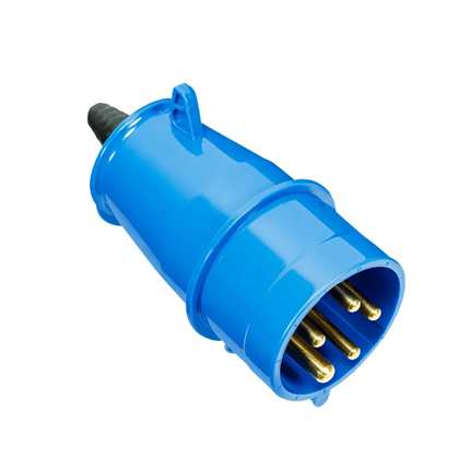 Plugue 3P+T 16A 220V 9H Azul N-4079 - Steck - Plugue 3P+T 16A 220V 9H ...