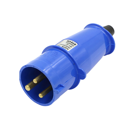 Plugue 2P+T 16A 220V 6H Azul N-3076 - Steck - Plugue 2P+T 16A 220V 6H ...