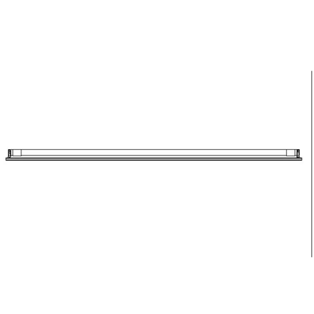 Perfil Calha Slim Led 1x18/20W 1200mm sem Suporte - Lumepetro - Perfil ...