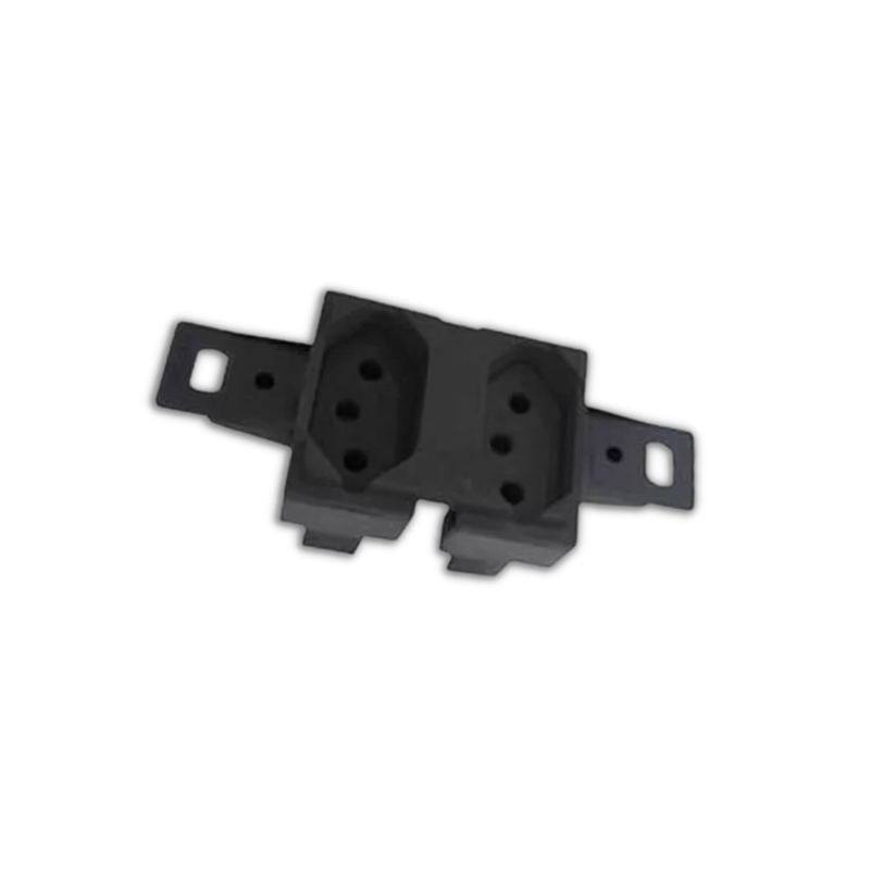Tomada Dupla 2P+T 10A Preta 00090271 Sem Placa - Building - Tomada Dupla 2P+T 10A Preta 00090271 ...