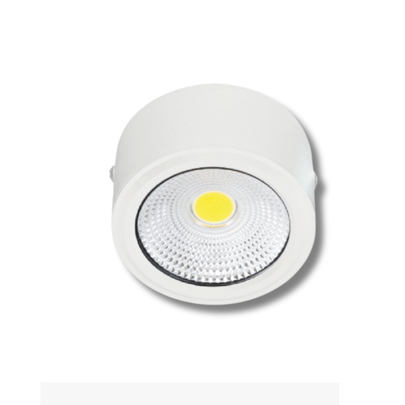 Spot Sobrepor Led Redondo Reflex 10W 3000K Bivolt Branco 7146 - Gaya ...