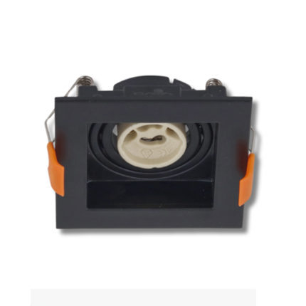 Spot Embutir Quadrado Recuado Direcionável Para Mini Dicróica MR11 Gu10 ...